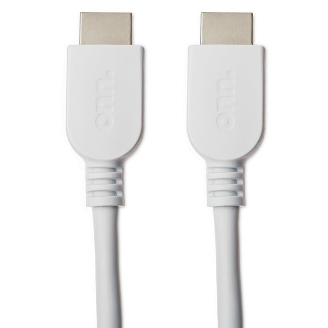 onn. HDMI 2.0 4K Cable 6', White - Walmart.com