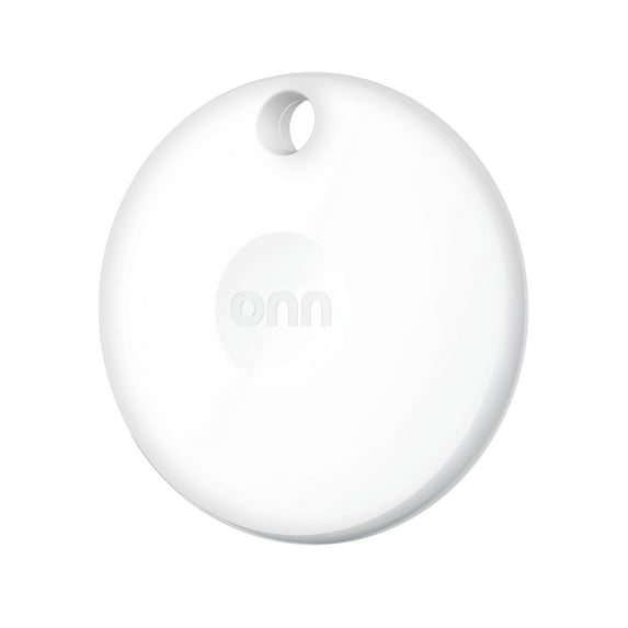Onn+ Item Locator White Bluetooth key finder with Apple Find My app ...