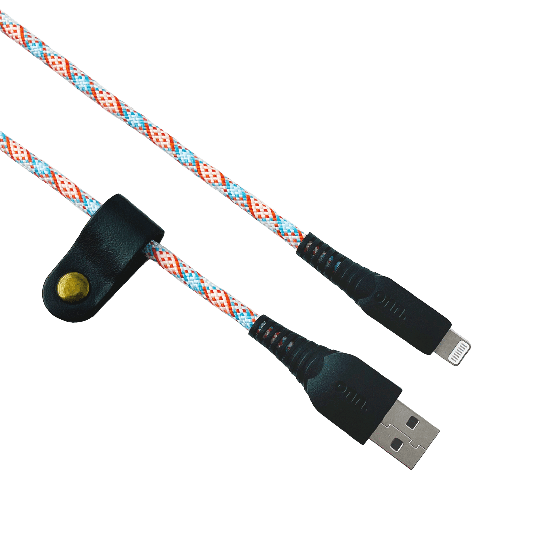 onn. Lightning Cable with Cable Management, White, 6' - Walmart.com