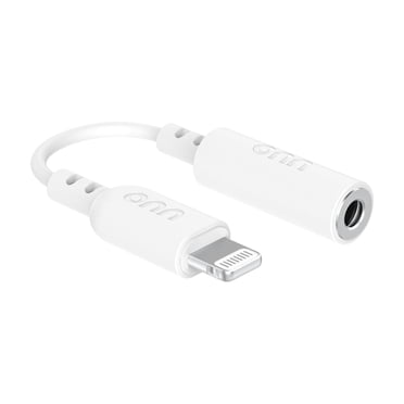 Auto Drive Lightning to 3.5 mm Plug Stereo Aux Cable, 3 ft Audio Cord ...