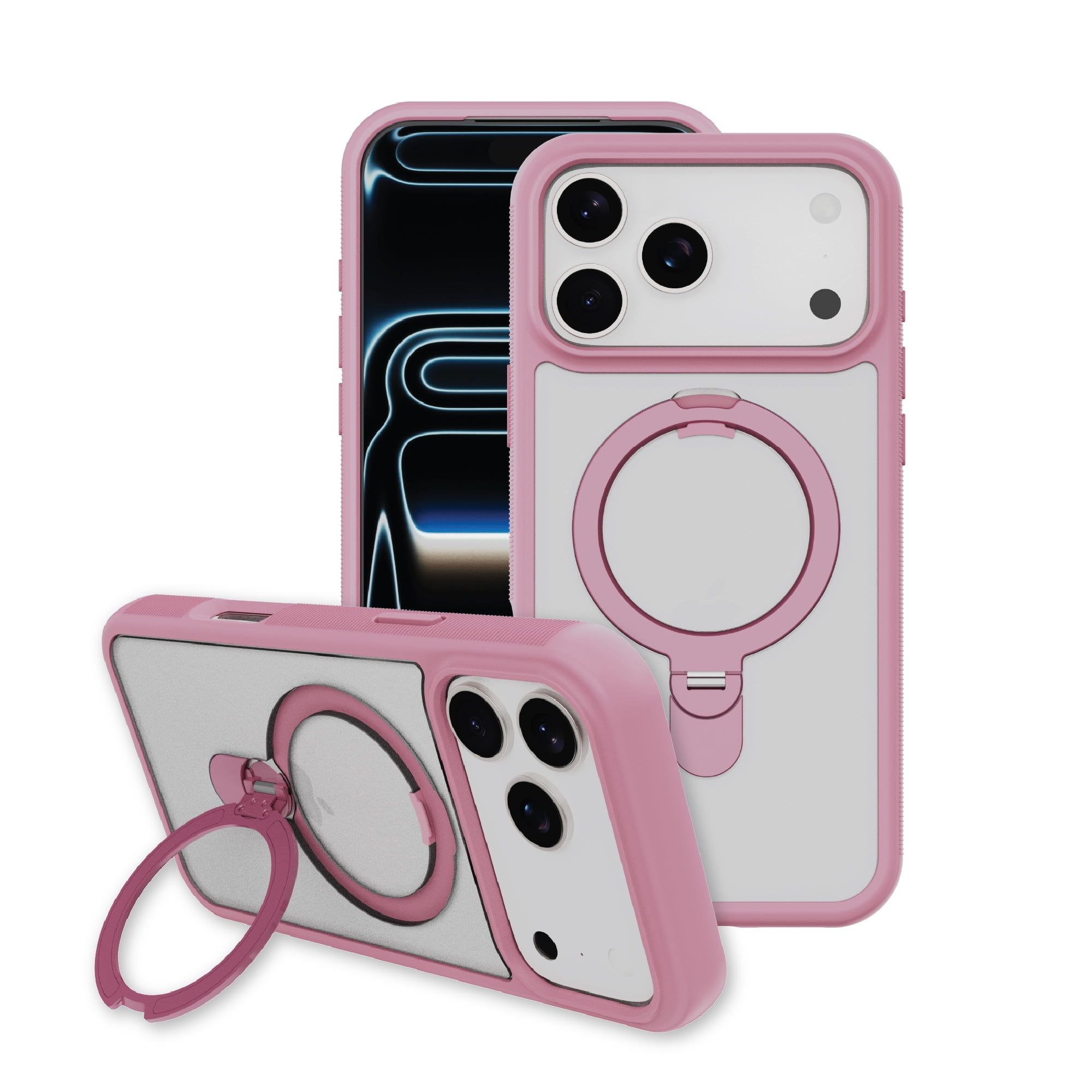 Open Box onn MagSafe Compatible Phone Case with Kickstand for iPhone 17 ...