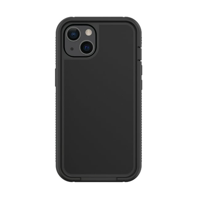 onn. MagSafe Compatible Rugged Phone Case for iPhone 13, Black ... onn. MagSafe Compatible Rugged Phone Case for iPhone 13, Black ...
