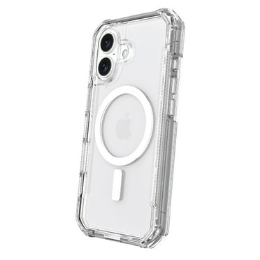 onn. MagSafe Compatible Rugged Phone Case for iPhone 15 Pro, Clear ...
