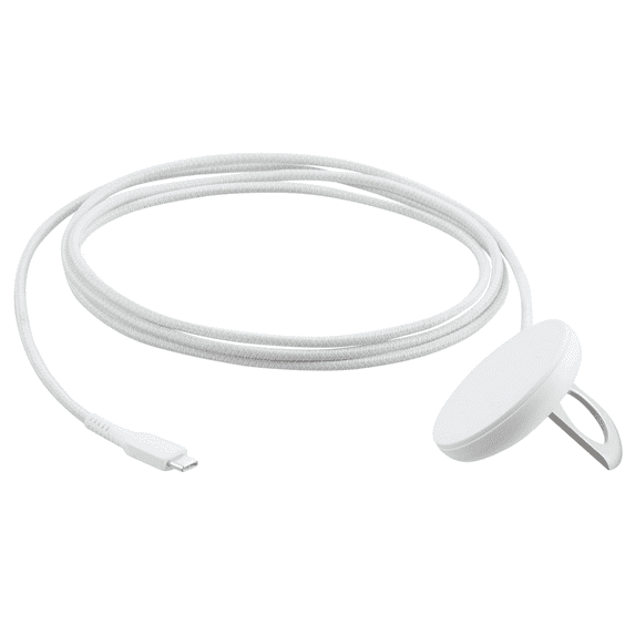 Onn+ Magnetic Wireless Charging Pad 15W White Compatible with MagSafe ...