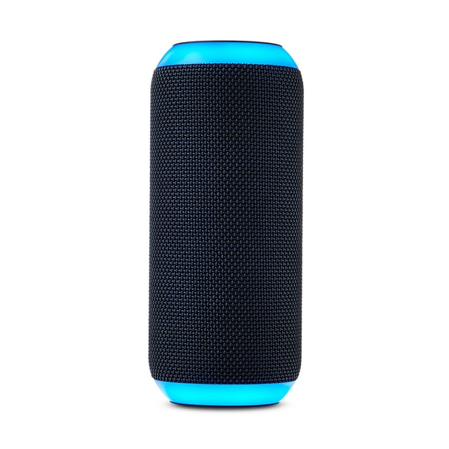 onn Medium Rugged Speaker with Bluetooth Wireless Technology and LED ...