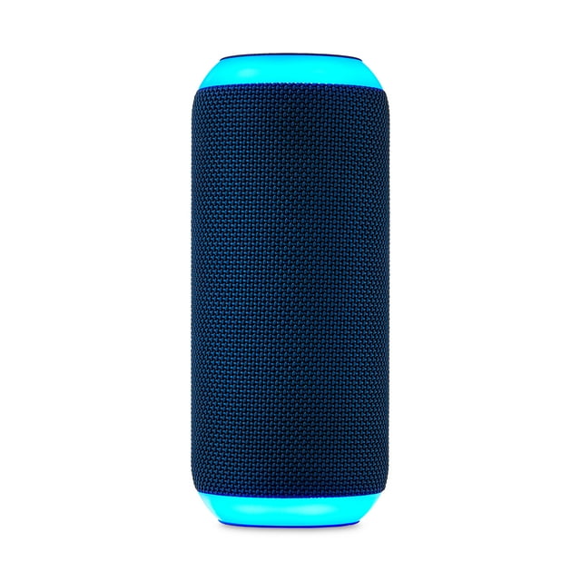 onn Medium Rugged Speaker with Bluetooth Wireless Technology and LED ...