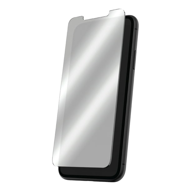 onn. Mirror Glass Screen Protector for iPhone 11 / iPhone XR - Mirror ...