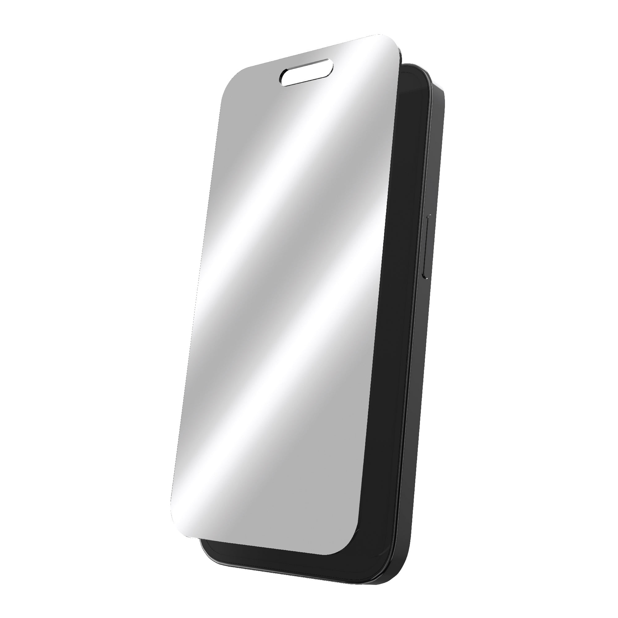 onn. Mirror Glass Screen Protector for iPhone 14 Pro Max - Mirror ...