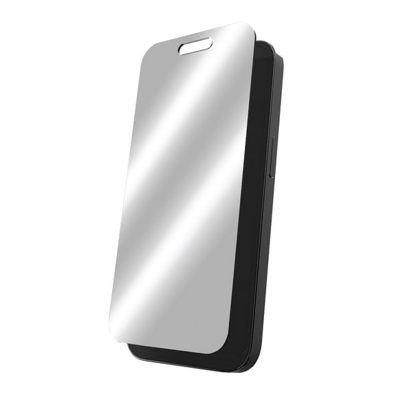 Onn+ Mirror Glass Screen Protector for iPhone 14 Pro Max, Mirror Finish ...