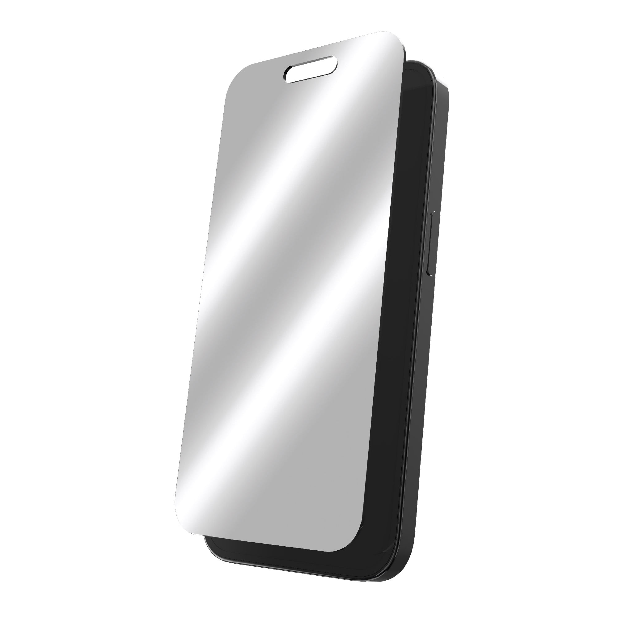 onn. Mirror Glass Screen Protector for iPhone 16 - Mirror Finish ...