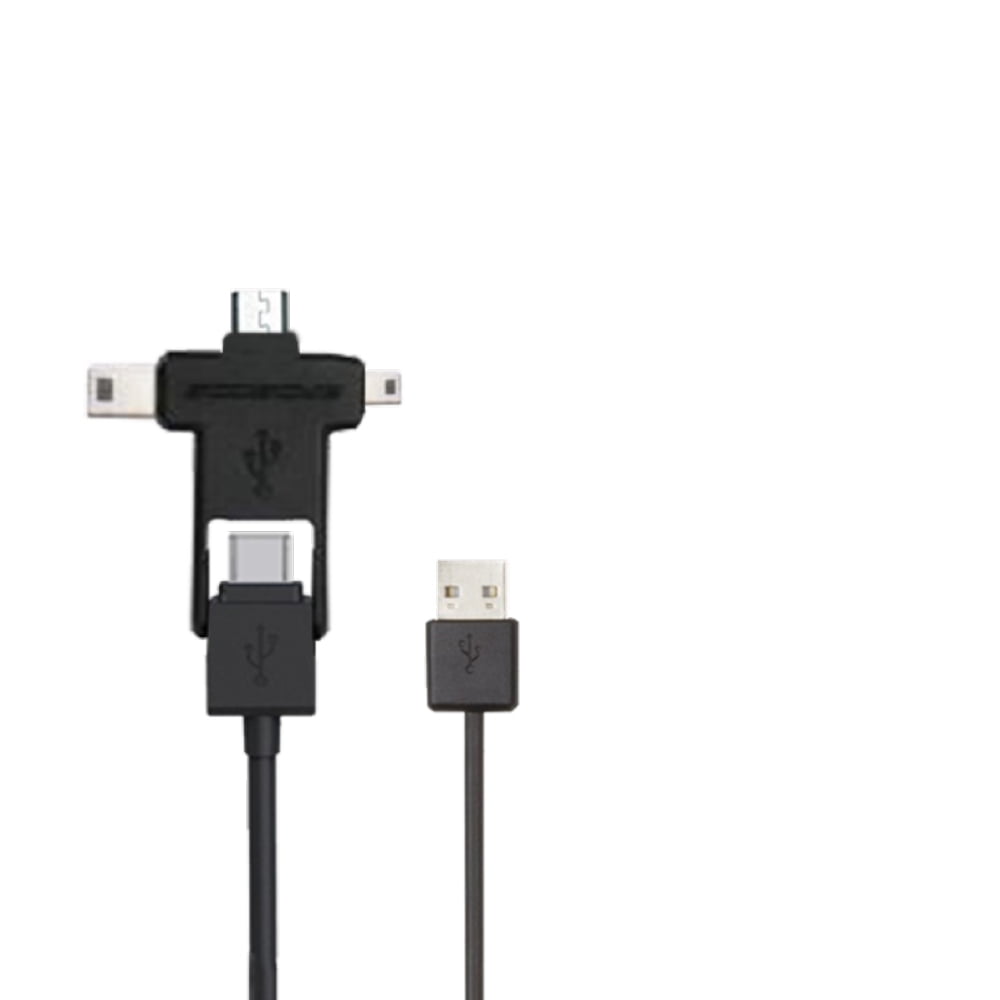 onn. ONA18CA010 - 4-in-1 Charge & Sync Cable for Micro, Type C, Mini ...