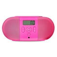Onn+ Portable CD Boombox Pink with Digital FM Radio, Play CDs and CD-RW ...