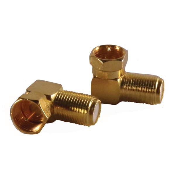 onn. RG6 90-Degree Angle Coaxial Cable Adapter - Walmart Business Supplies