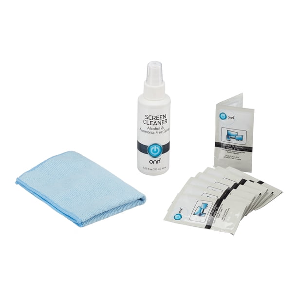 onn. Screen Cleaning Combo Kit for Electronic Devices - Walmart ...