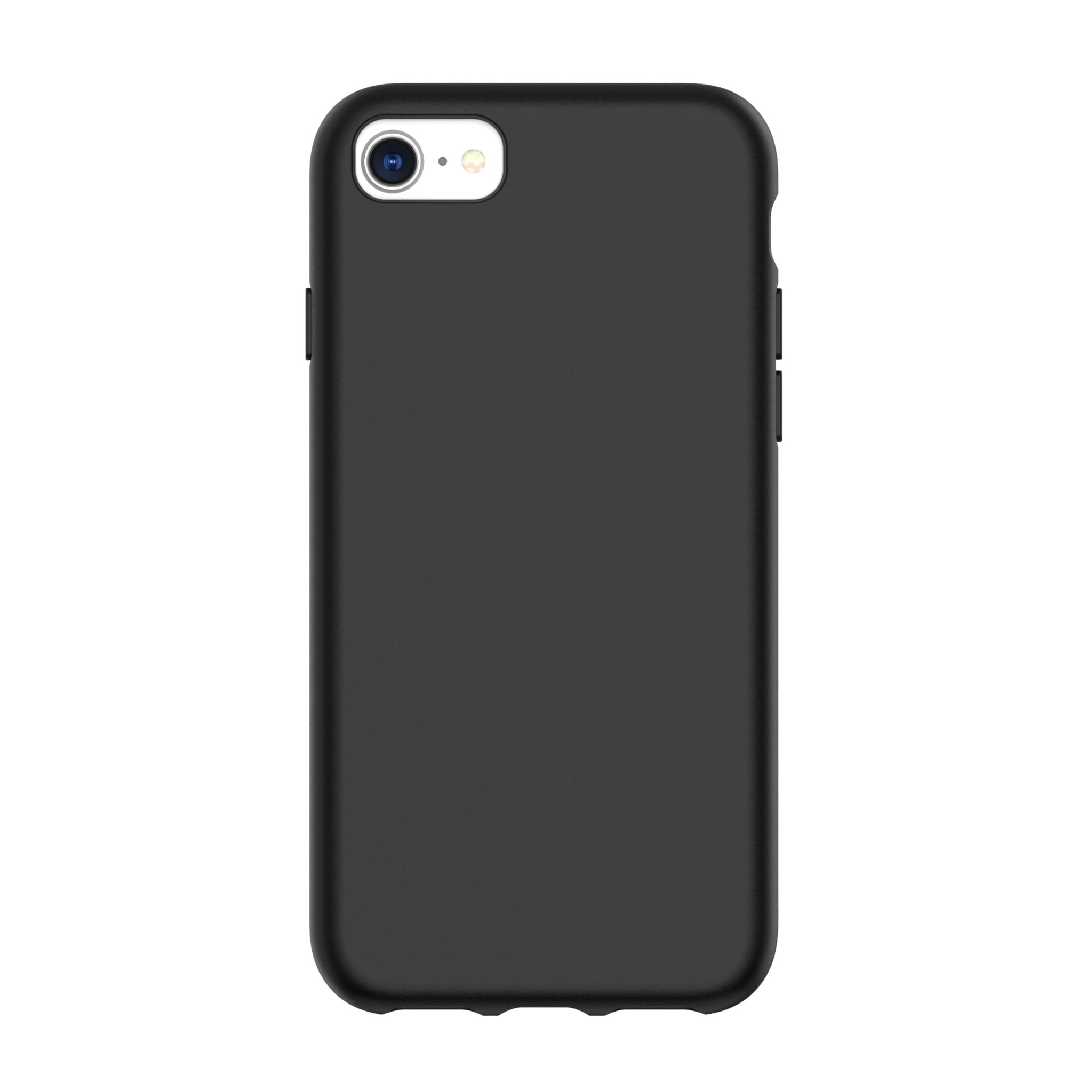 onn. Silicone Phone Case for iPhone 6 / 6s / 7 / 8 / SE - Black ...