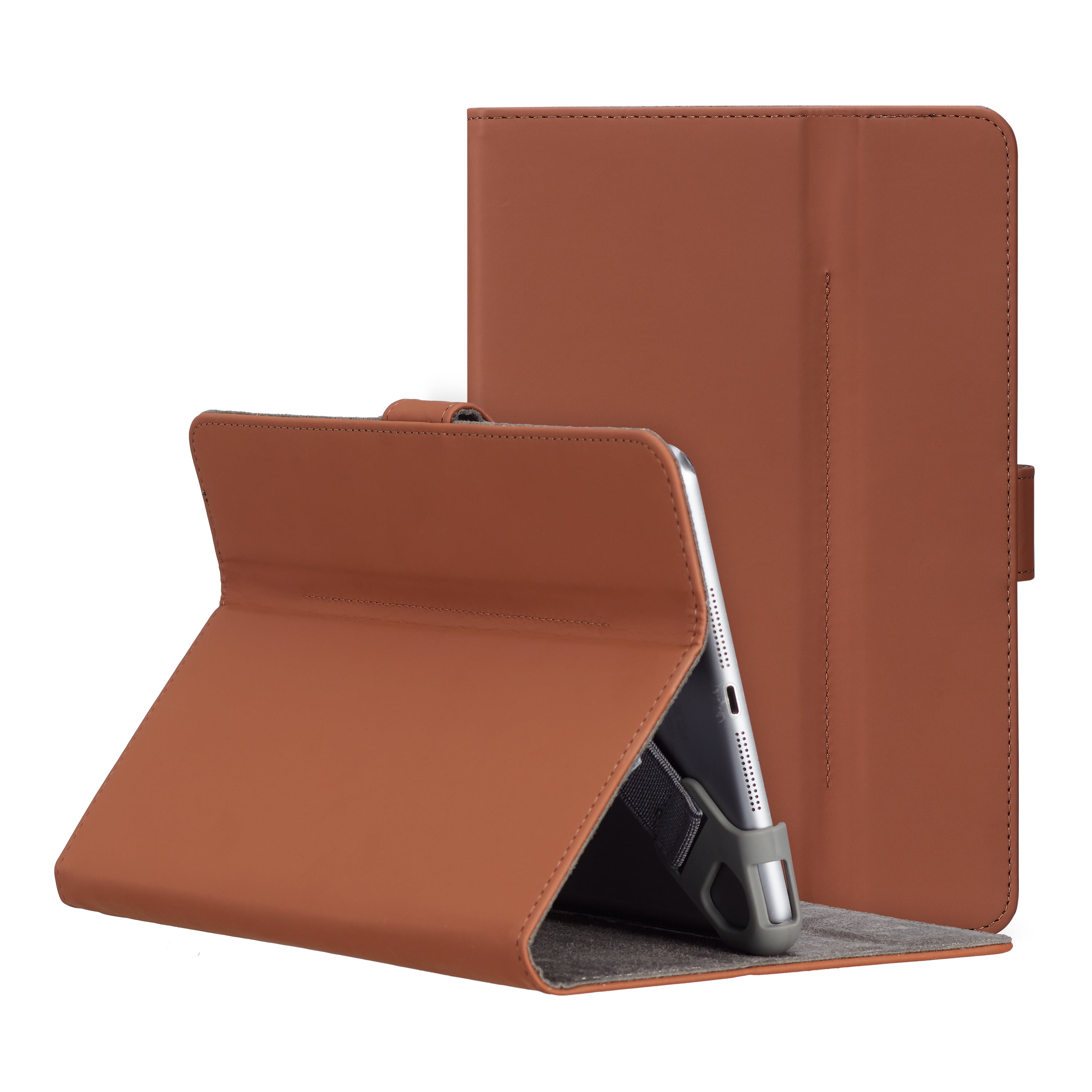 onn. Tablet Folio Case 8 Inch, Brown - Walmart.com