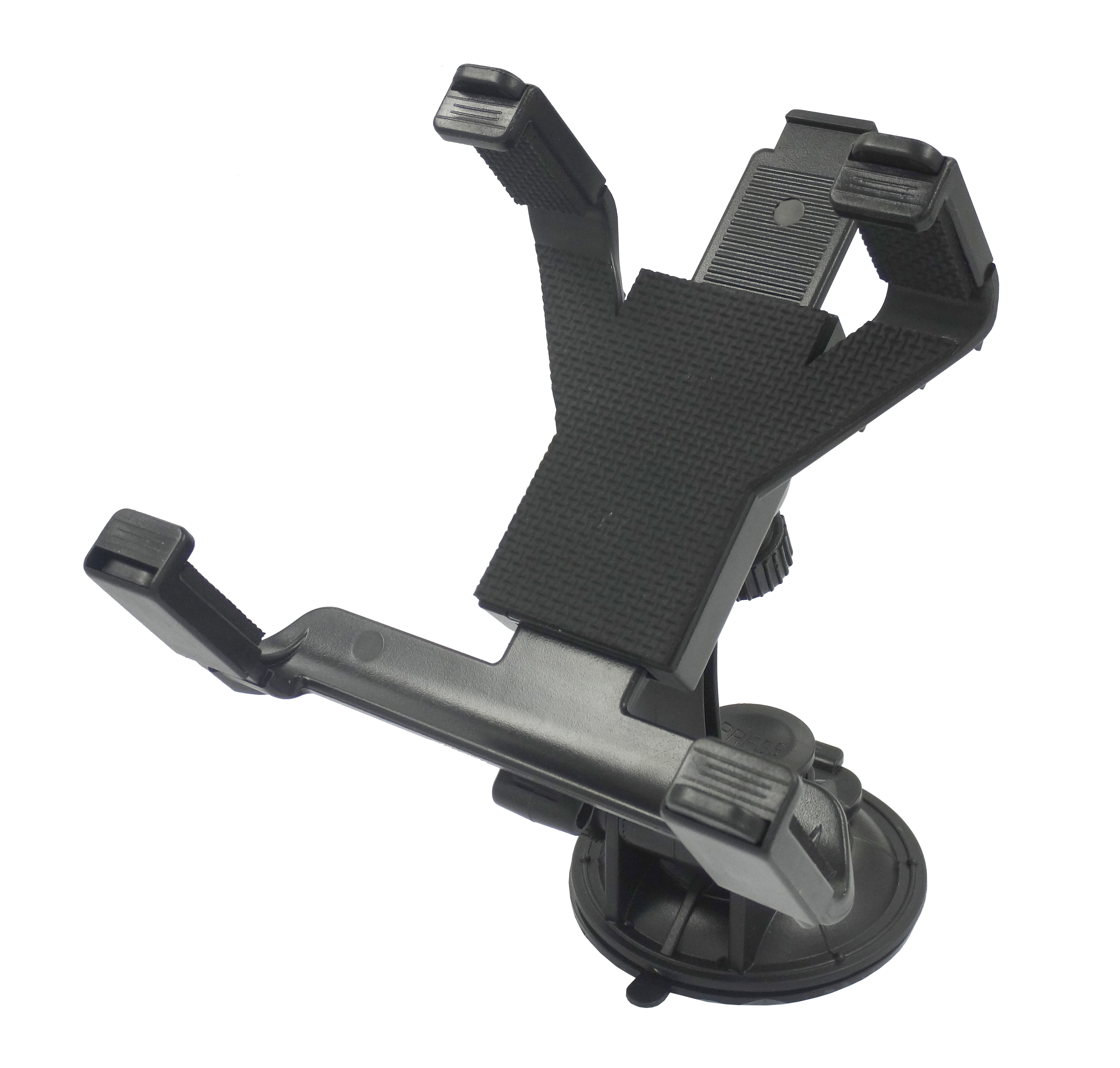 onn. Tablet Mount Black - Tablet Stand with Suction-Cup Mount for Most ...