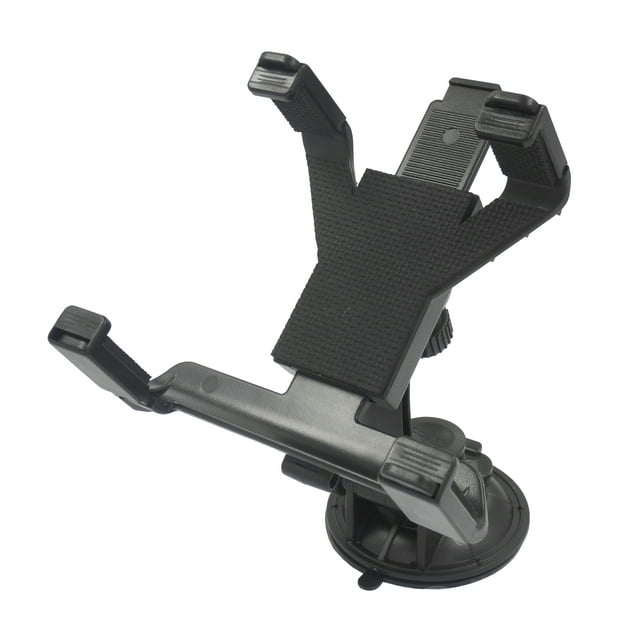 onn. Tablet Mount Black - Tablet Stand with Suction-Cup Mount for Most ...