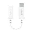 Onn+ USB-C to 3.5mm AUX Adapter White Compatible with USB-C Devices and ...