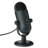 Onn+ USB Dual-Pattern Microphone with Volume Mute Controls 3.5mm ...