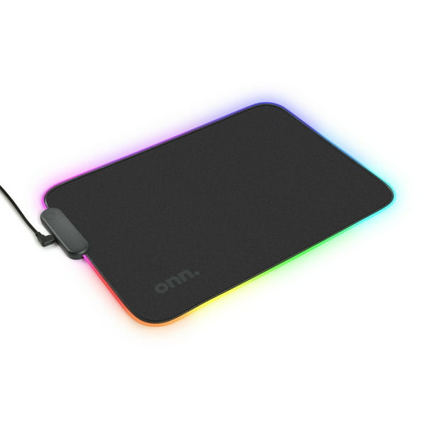 onn. Gaming LED Mouse Pad - Walmart Business Supplies