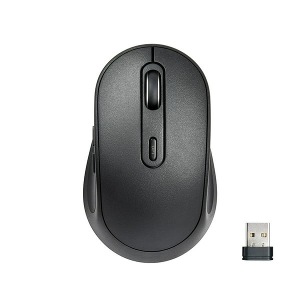 onn. Wireless 6-button Mouse with Adjustable DPI Button, USB Receiver ...