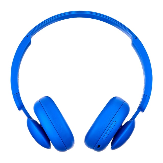 onn. Wireless Bluetooth on-Ear Headphones - Blue - Walmart.com