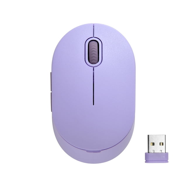 onn. Optical USB Wireless Mice with Nano Receiver, Lavender - Walmart.com