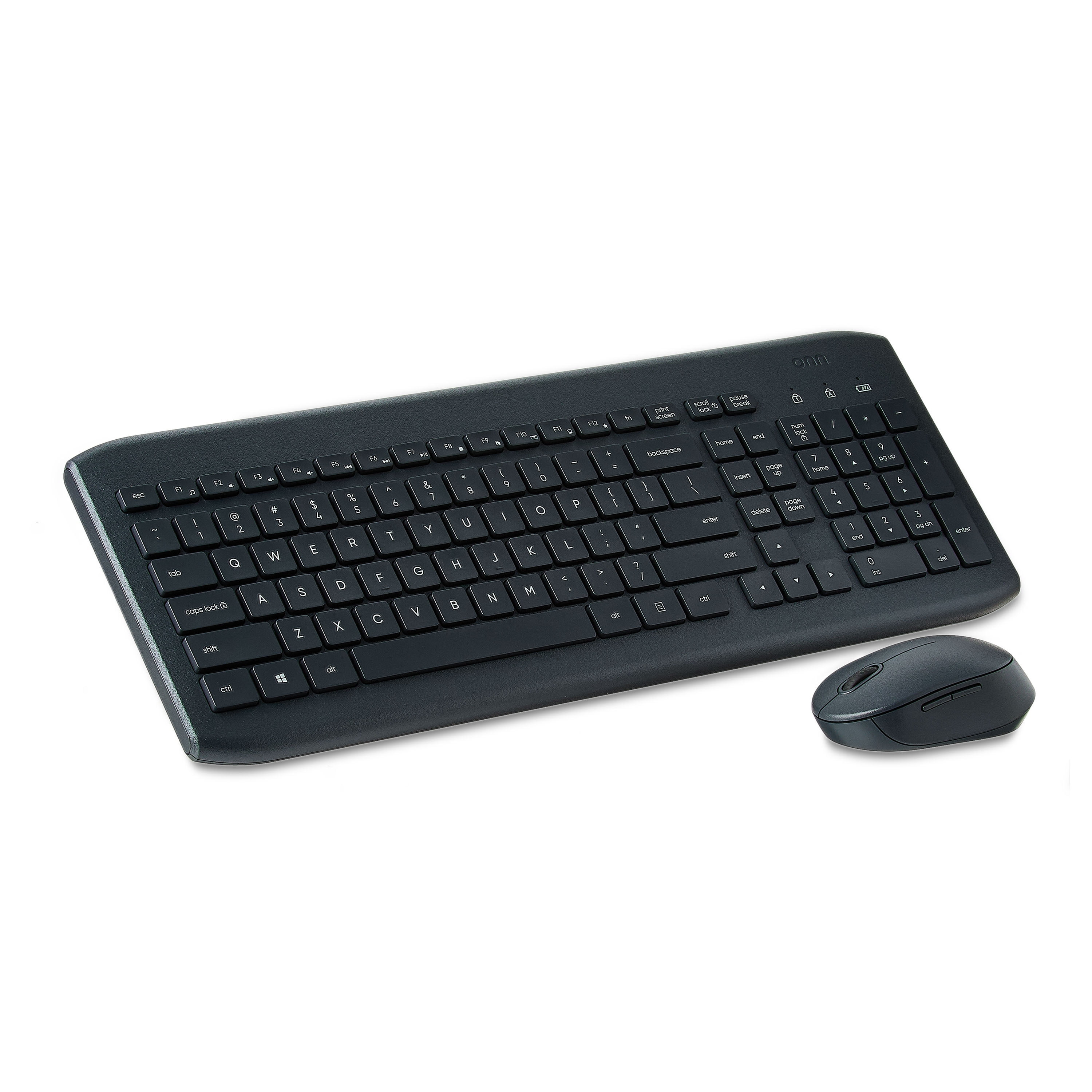 Brandclub - onn Wireless Keyboard & Mouse Combo, 104 Keys, Optical, USB ...