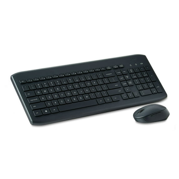 Onn+ Wireless Keyboard and Mouse Combo, 104 Keys, Optical, USB Nano ...