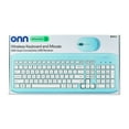 onn. Wireless Keyboard and Compact Mouse with Dual-Connectivity, 2.4 ...