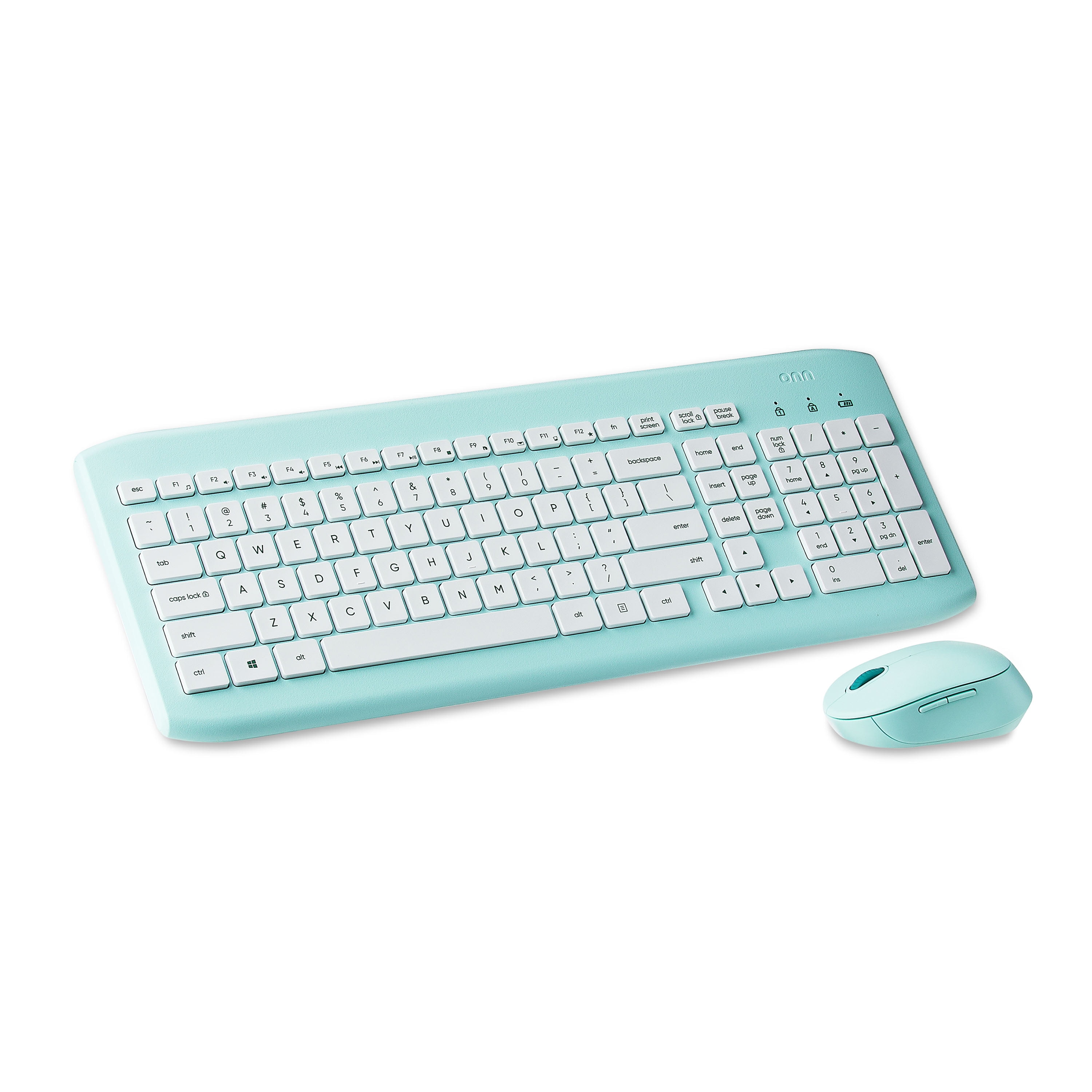 Onn Wireless Keyboard And Compact Mouse With Dual Connectivity 2 4 Ghz Wireless Usb Receiver