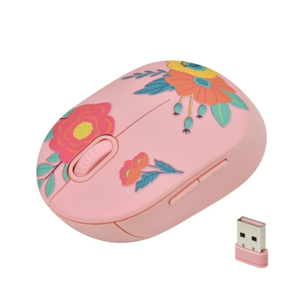 onn. Wireless Mouse with 5 Buttons and Scroll Wheel, 2.4 GHz with USB ...