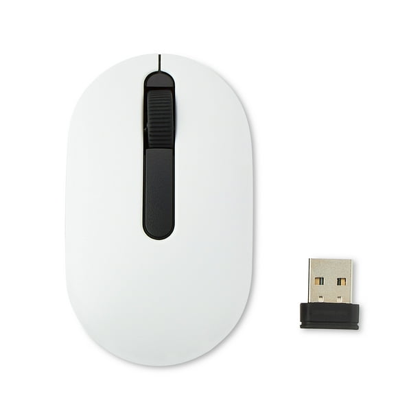 onn. Wireless Travel Mouse with 3 Buttons and Scroll Wheel, Wireless ...