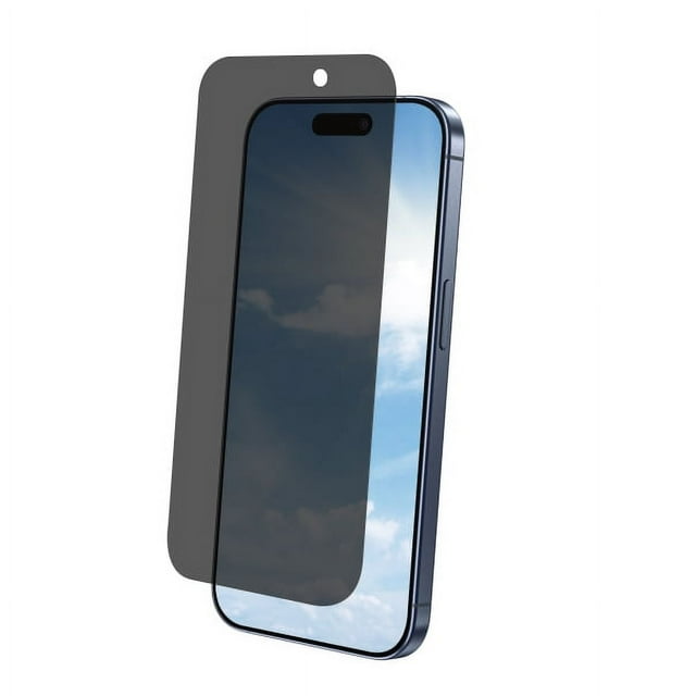 onn. iPhone 16 Privacy Corning Glass Screen Protector - Walmart.com