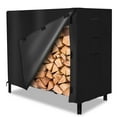 TTdayup Firewood Rack Cover 4 FT - 420D Wood Rack Cover Waterproof ...