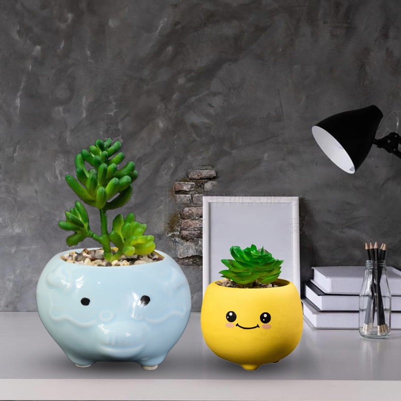oor space with these lovely decorative plant pots. Made from durable ...