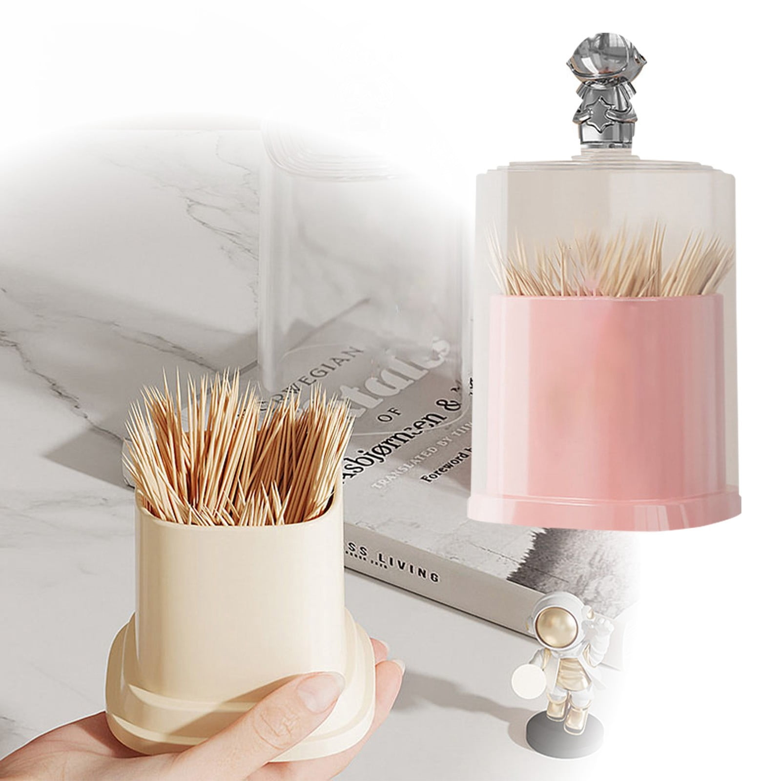 oothpick Dispenser Toothpick Boxes Decorative Toothpick Jar Fruit Picks ...