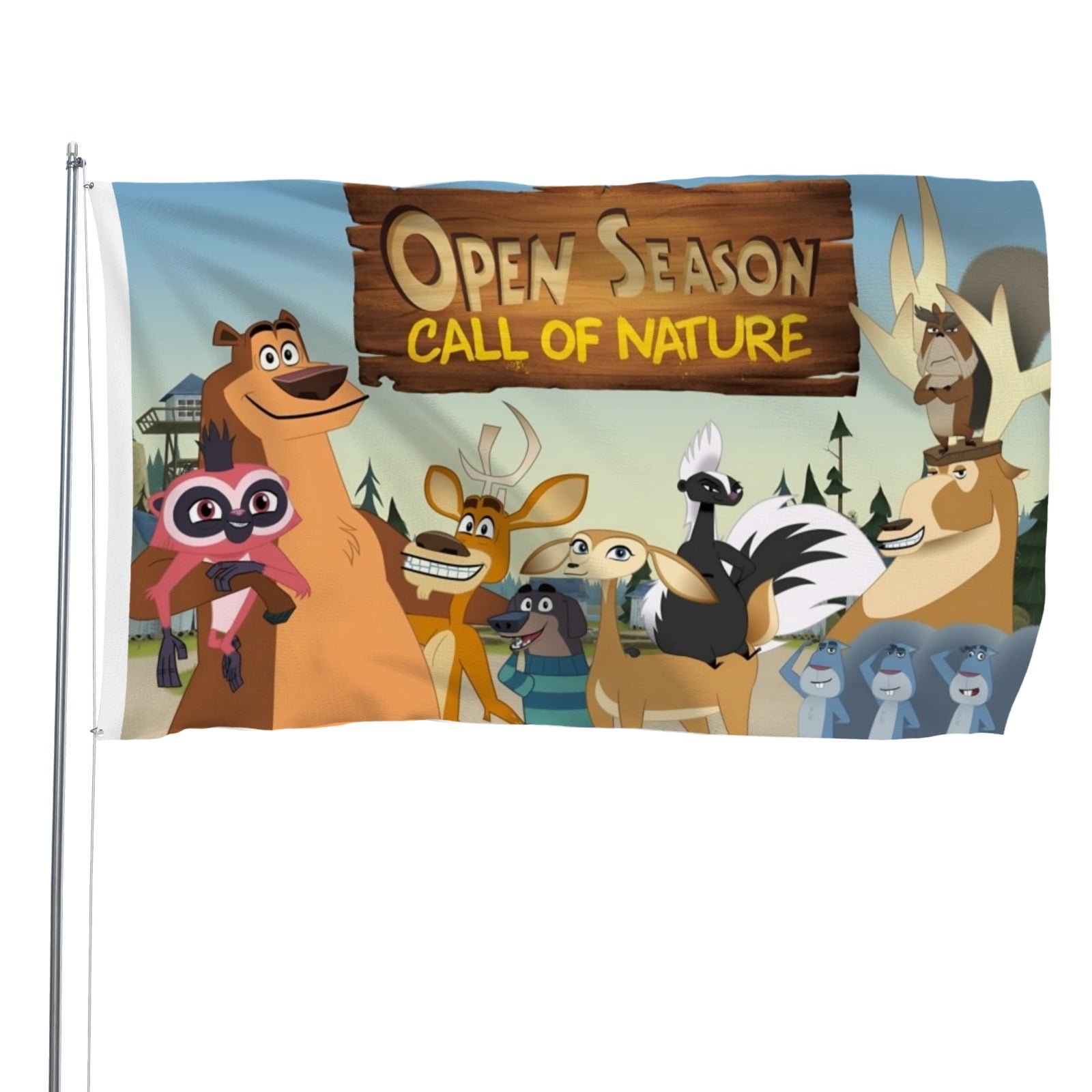 open season call of nature-themed Printed Flag Perfect gift for fans ...