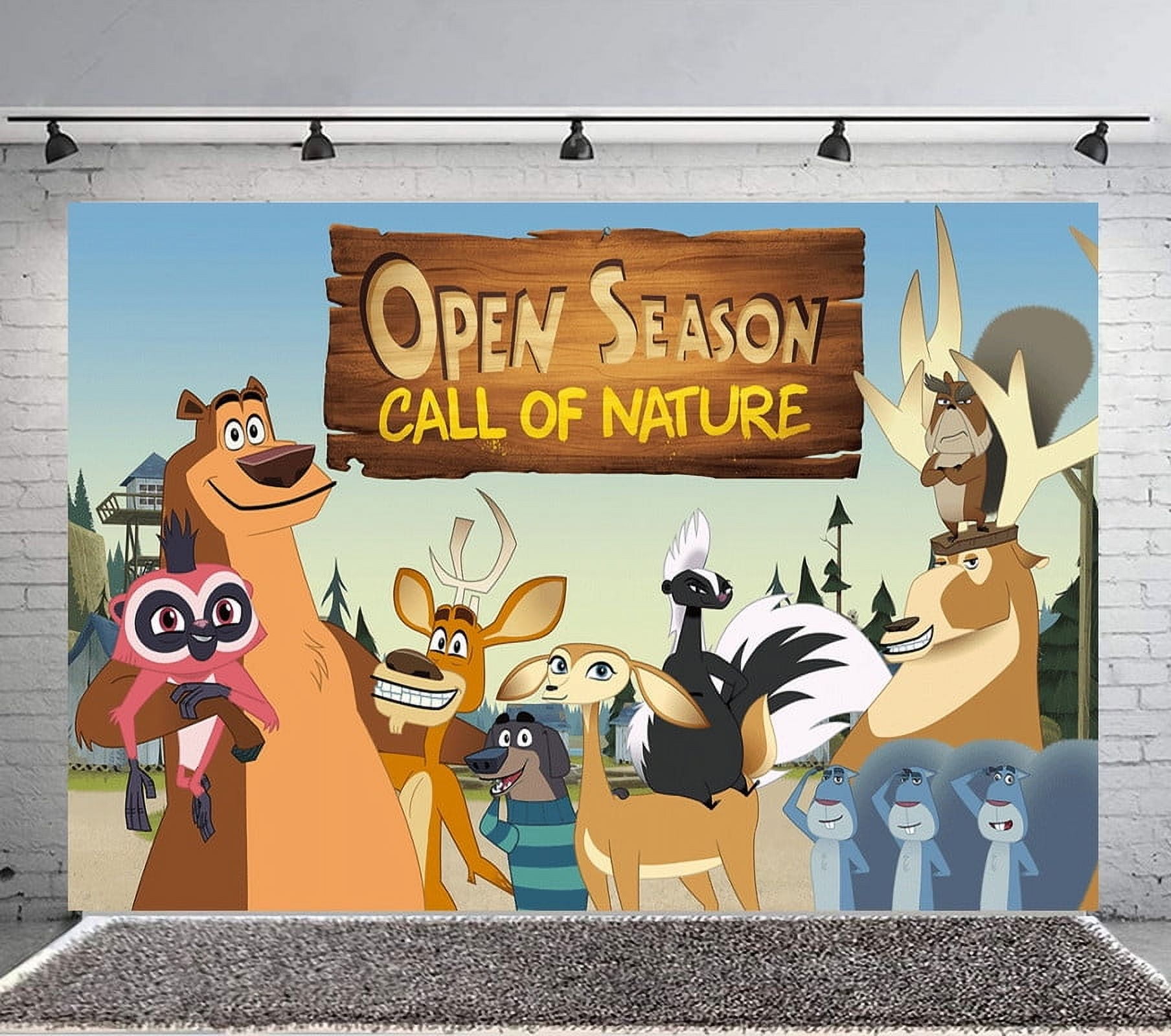 open season call of nature Backdrop Banner Party Supplies Poster Movie ...