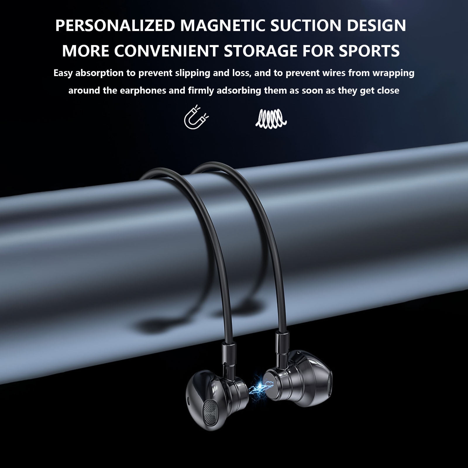 openpig Bluetooth Headphones, 5.3 Wireless Bluetooth Earbuds, 80-Hour ...