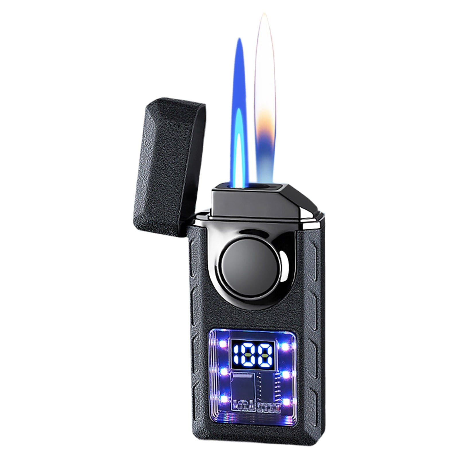 openpig Torch Lighter, Dual Flame Lighter with Cool Design, Windproof ...