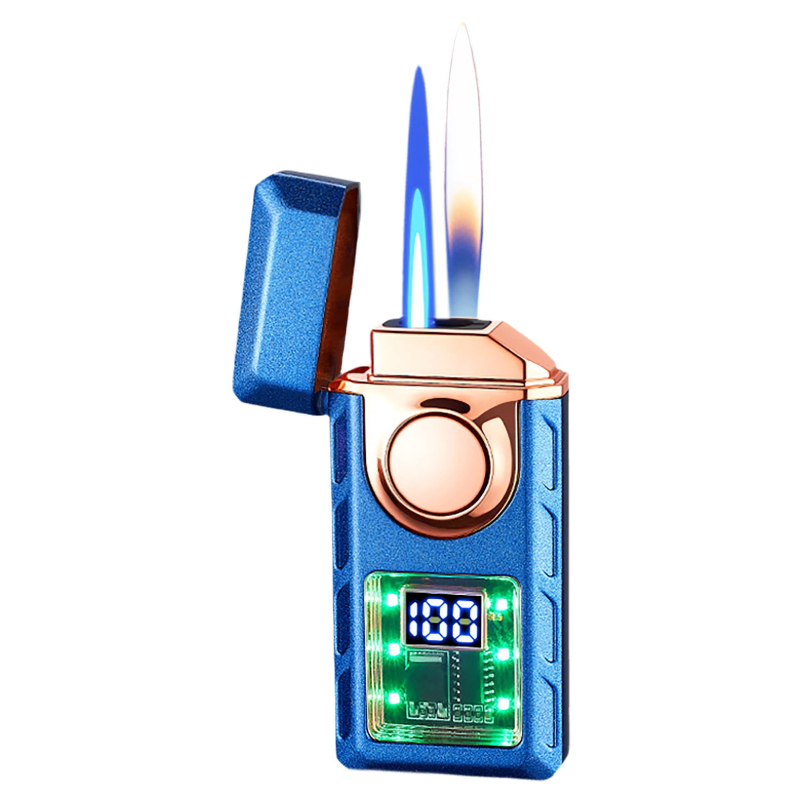 openpig Torch Lighter, Dual Flame Lighter with Cool Design, Windproof ...