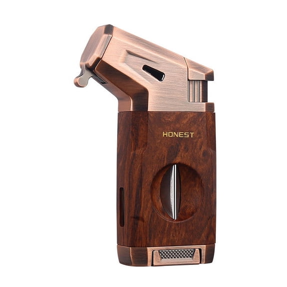 openpig Torch Lighter with Jet Flame, Built-in V Cutter, Refillable ...
