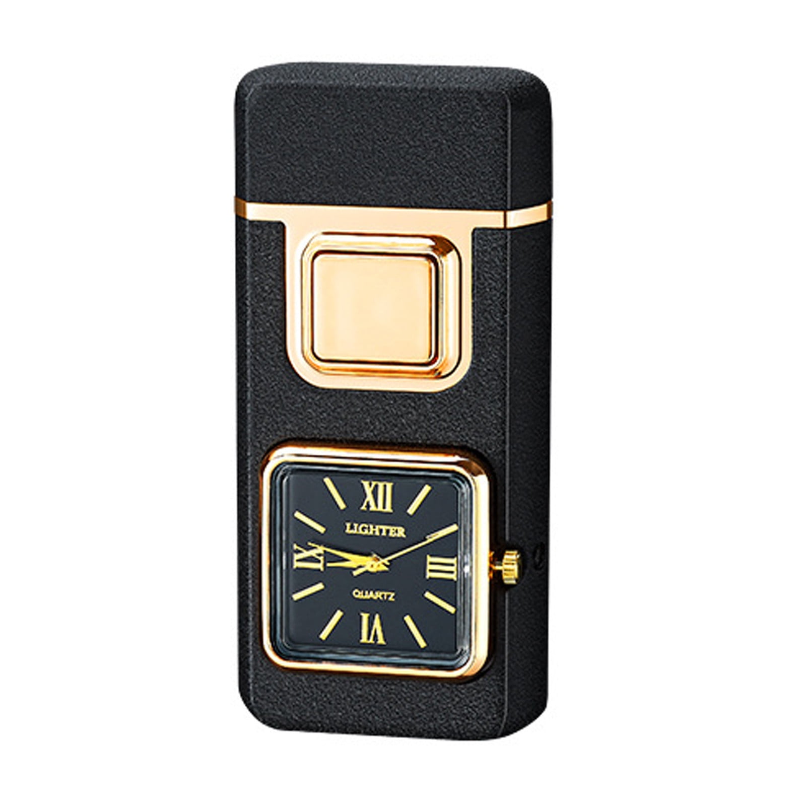 openpig Windproof Lighter, Vintage Lighter with Watch, Jet Torch/Soft ...