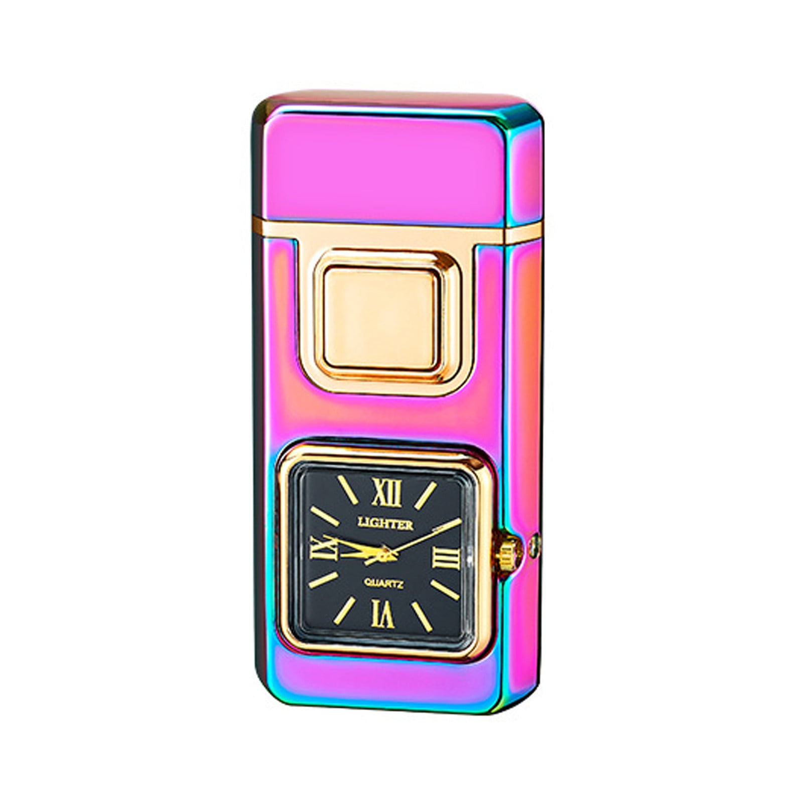 openpig Windproof Lighter, Vintage Lighter with Watch, Jet Torch/Soft ...