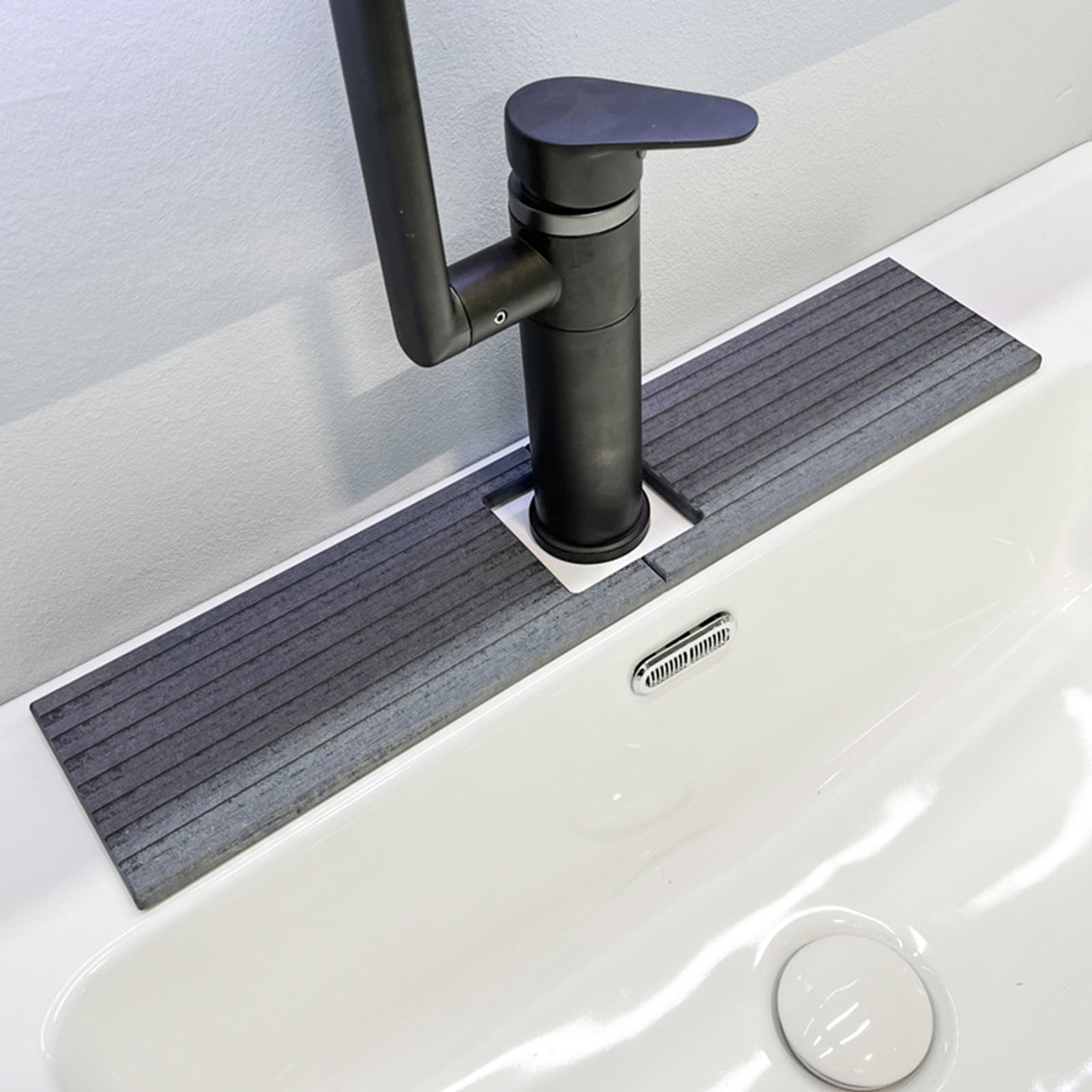 opolski Efficient Water Drainage Faucet Mat - Rapid Absorption Diatom ...