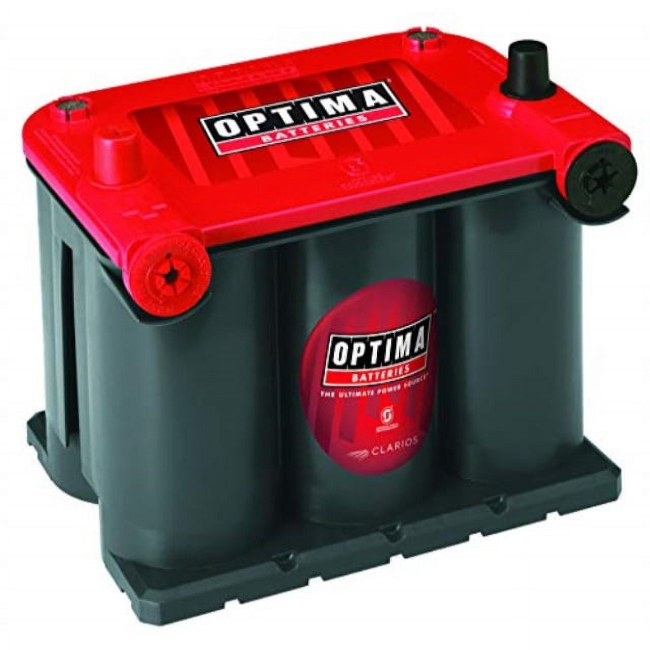 OPTIMA 75/25 REDTOP Sealed AGM Starting Battery, 720 CCA, Dual SAE & GM ...