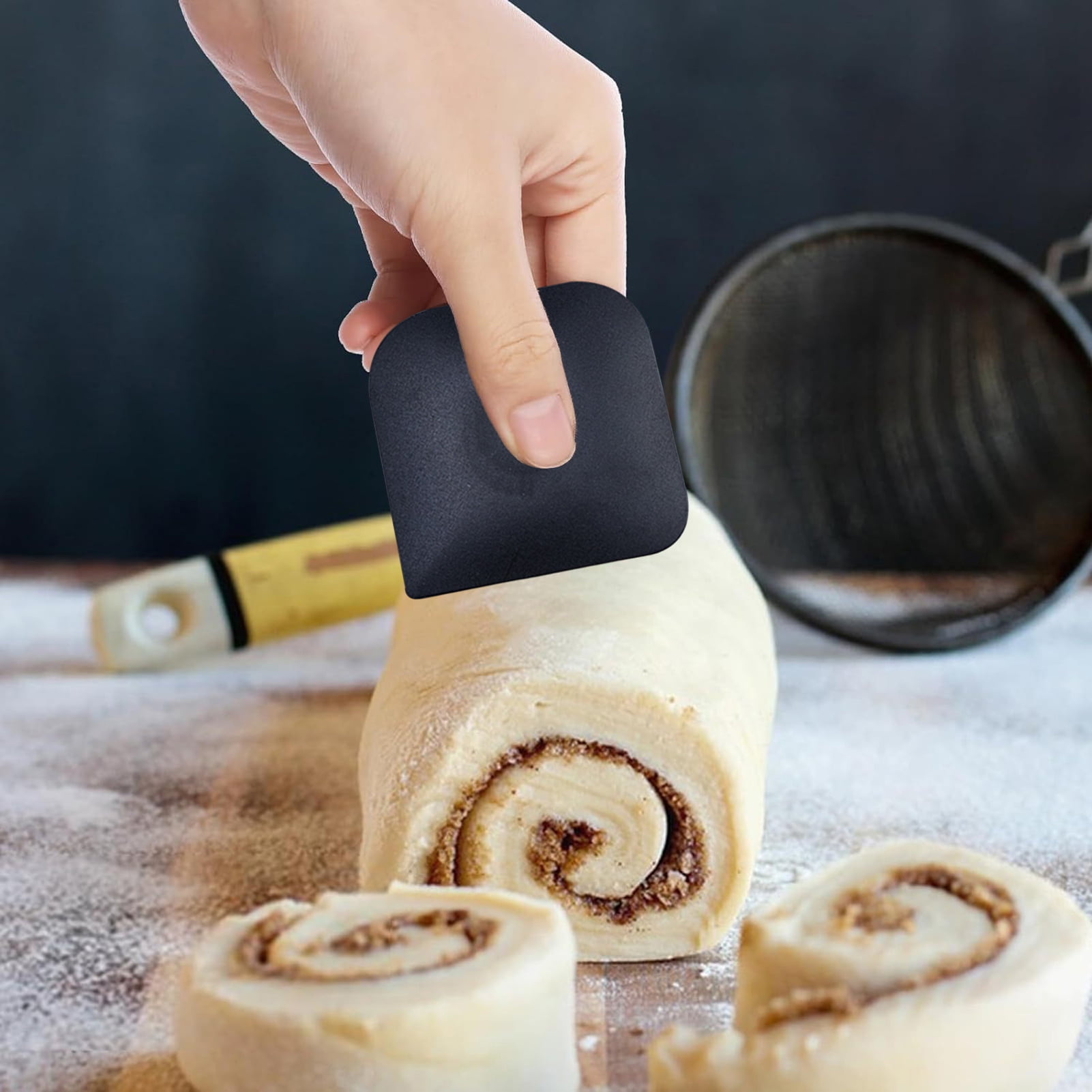 opvise 5Pcs Pan Scraper Food-Grade Plastic Heat Resistant Pot Cleaning ...