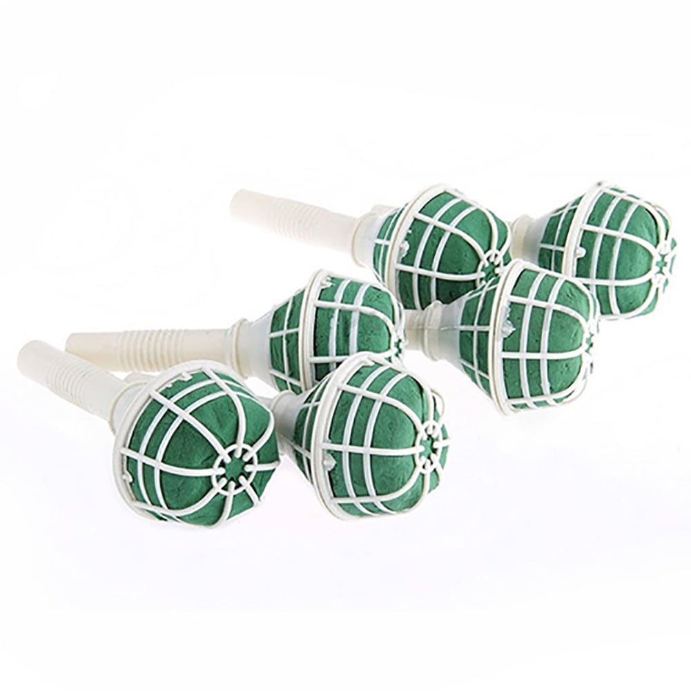 Opvise 6Pcs Bridal Wedding Bouquet Holder, Small Floral Foam Flower ...